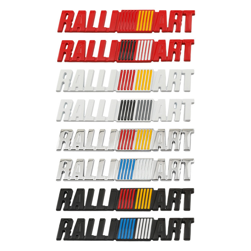 Mitsubishi modified RALLIART logo modified car sticker RALLIART grille ...