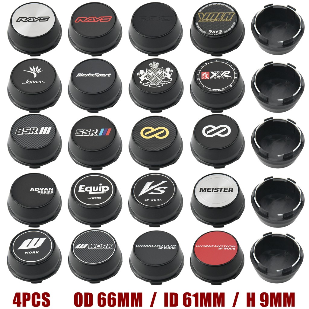 66mm Wheel Center Cap Sport Rim Cap RAYS WORK EQUIP ENKEI ADVAN SSR XXR ...