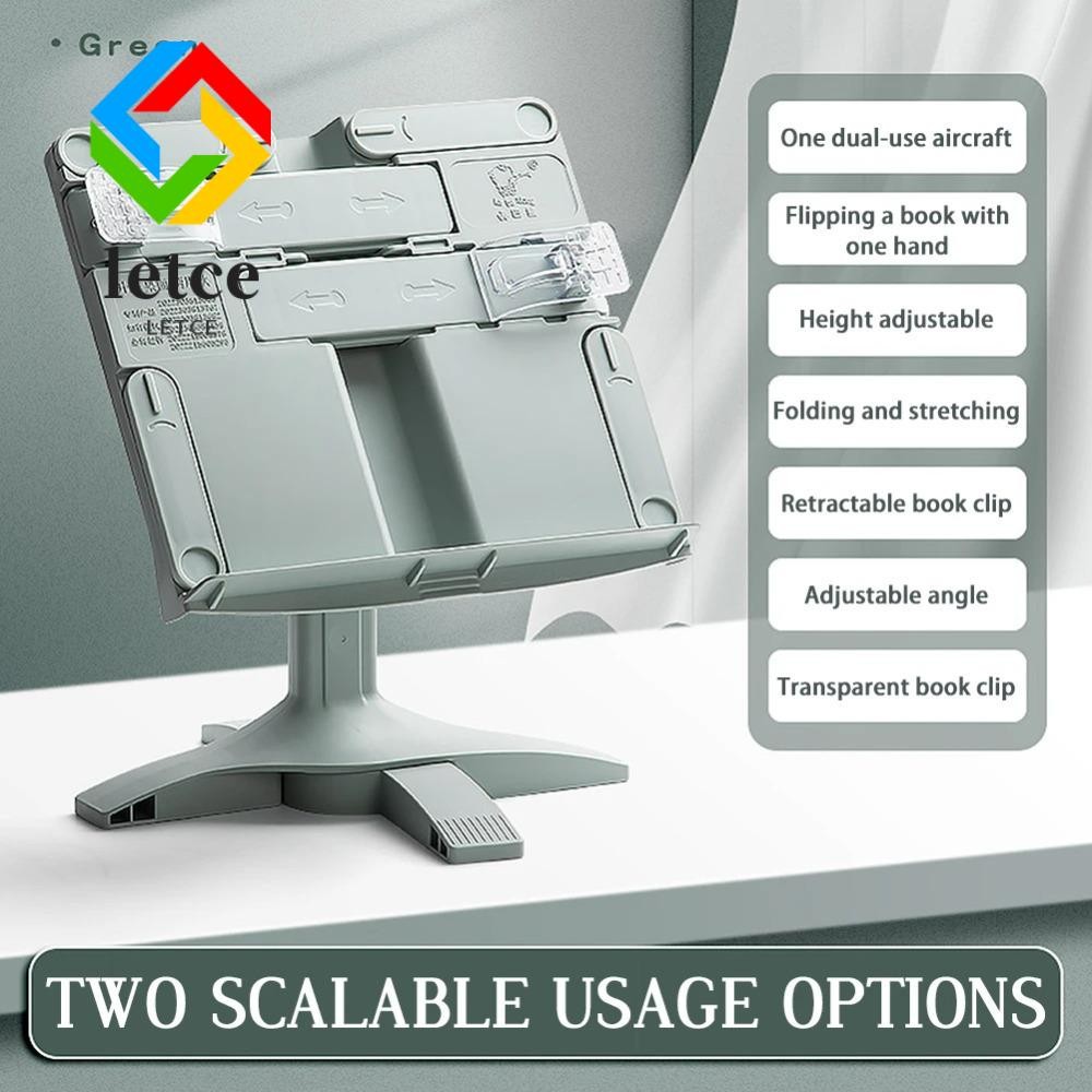 LETCE Reading Stand, Multifunctional Landing Reading Bookshelf ...