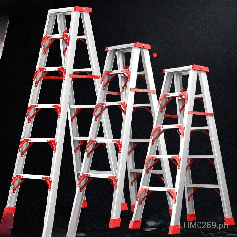 Climbing Stairs Household Folding Aluminum Alloy Step Ladder Folding ...