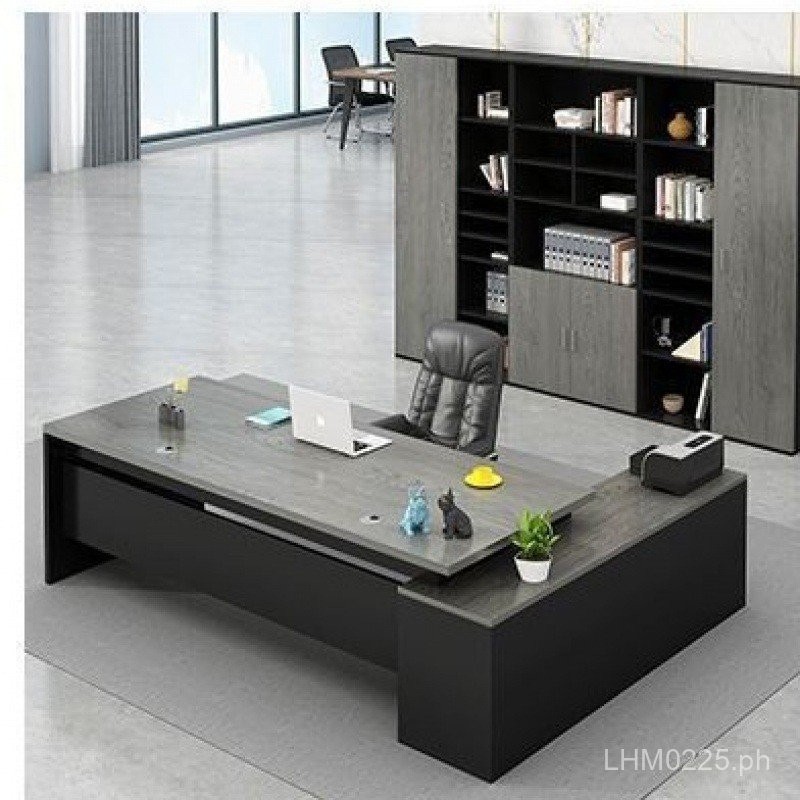 Executive Desk Set Simple President Desk Office Furniture Modern Double ...