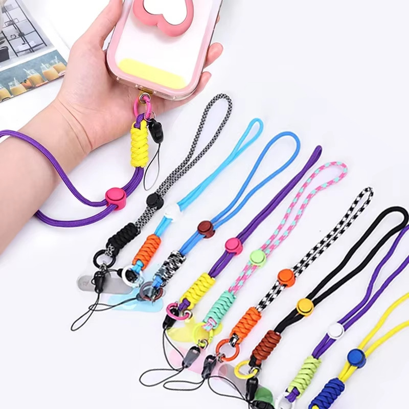 Cute Candy Colors Phone Chain Cellphone Strap Anti-lost Lanyard Wrist ...