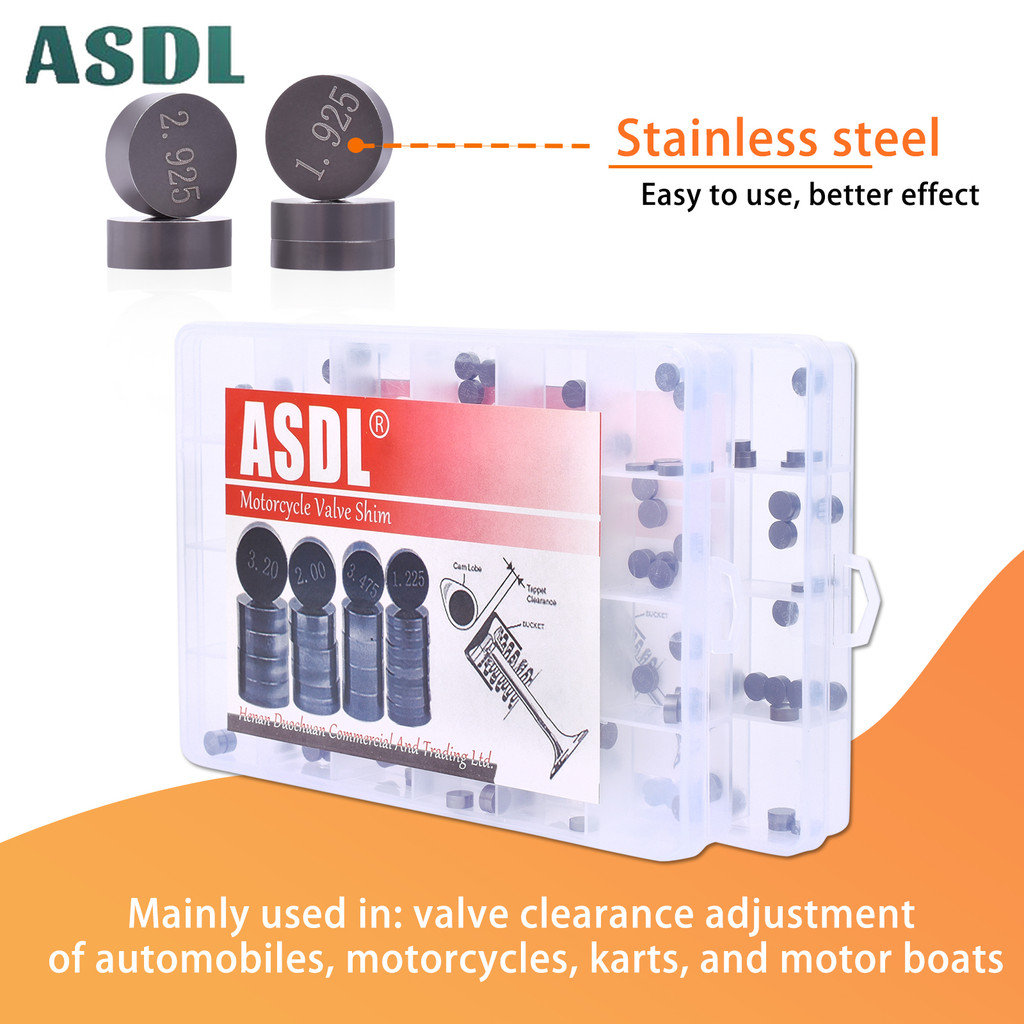 ASDL 47pcs 7.48mm thickness 1.2-3.5mm For Suzuki Raider 150 Motorcycle ...