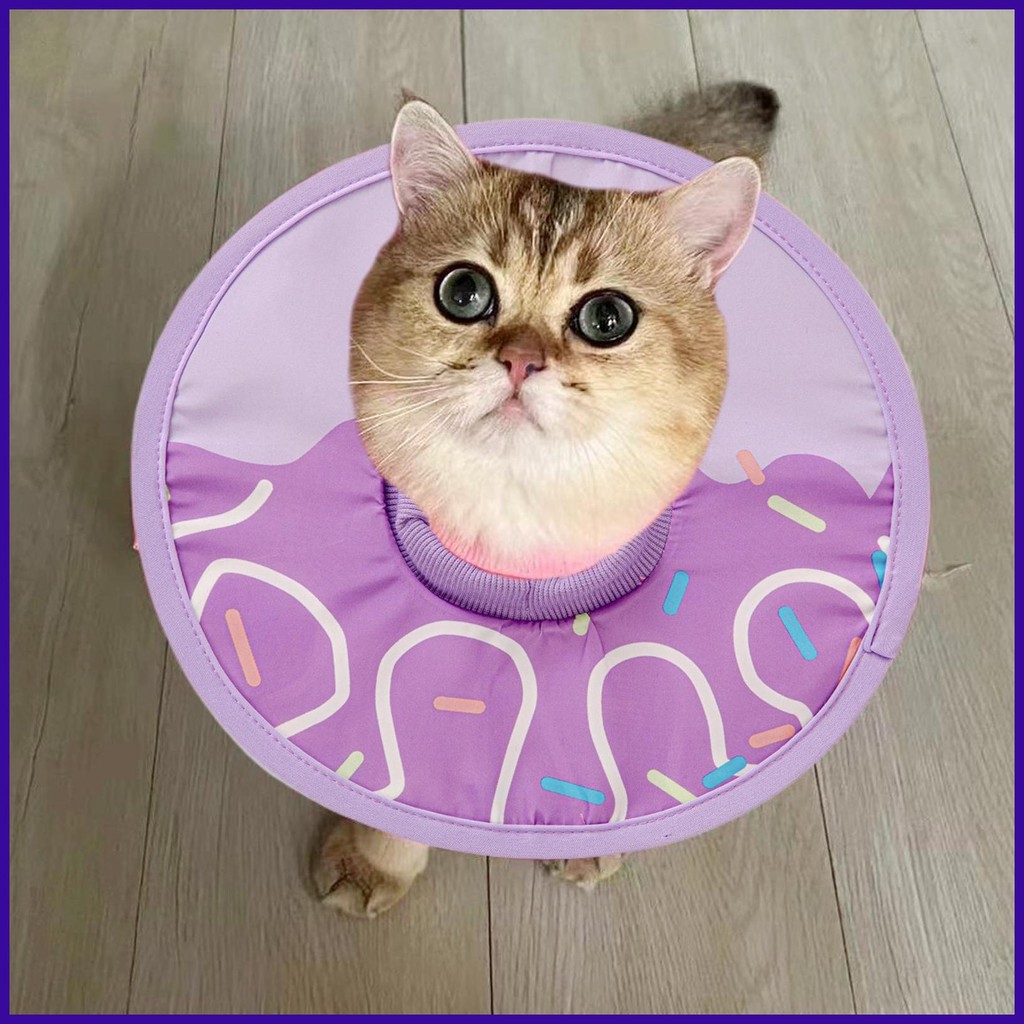 Cat Cone Foldable Lightweight Cat Head Cone Comfortable Neck Donut Pet ...