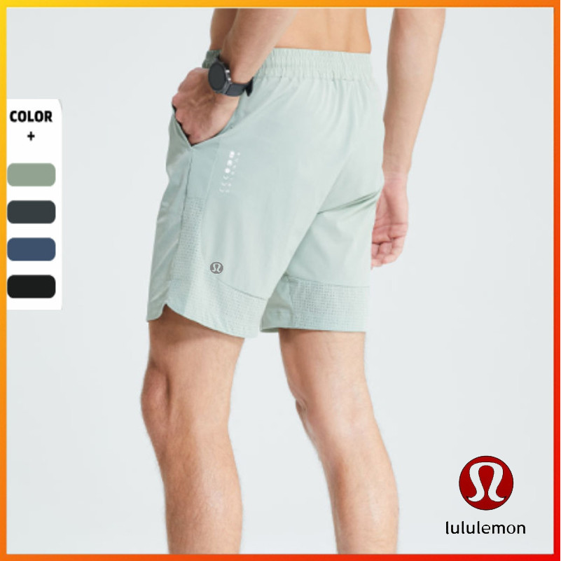 Lululemon Men's Casual Sports Shorts, Quick-Drying Fitness Pants ...