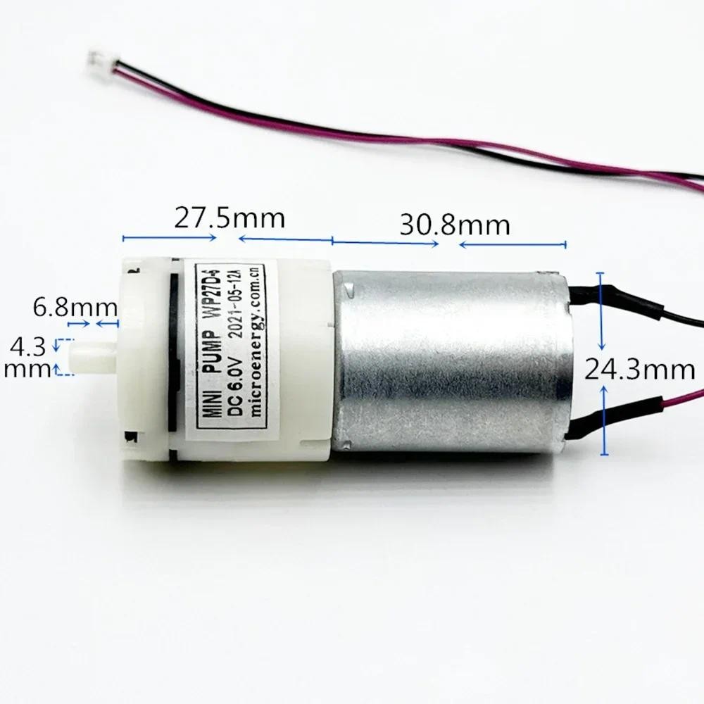 DC 3V 3.7V 5V 6V 12V Micro Mini 370 Motor Diaphragm Air Pump Vacuum Pump Negative Pressure ...