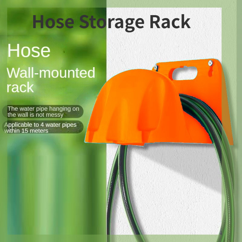 Watering Hose Hooks Wall Mounted Hose Rack Hose Storage Rack For Garden ...