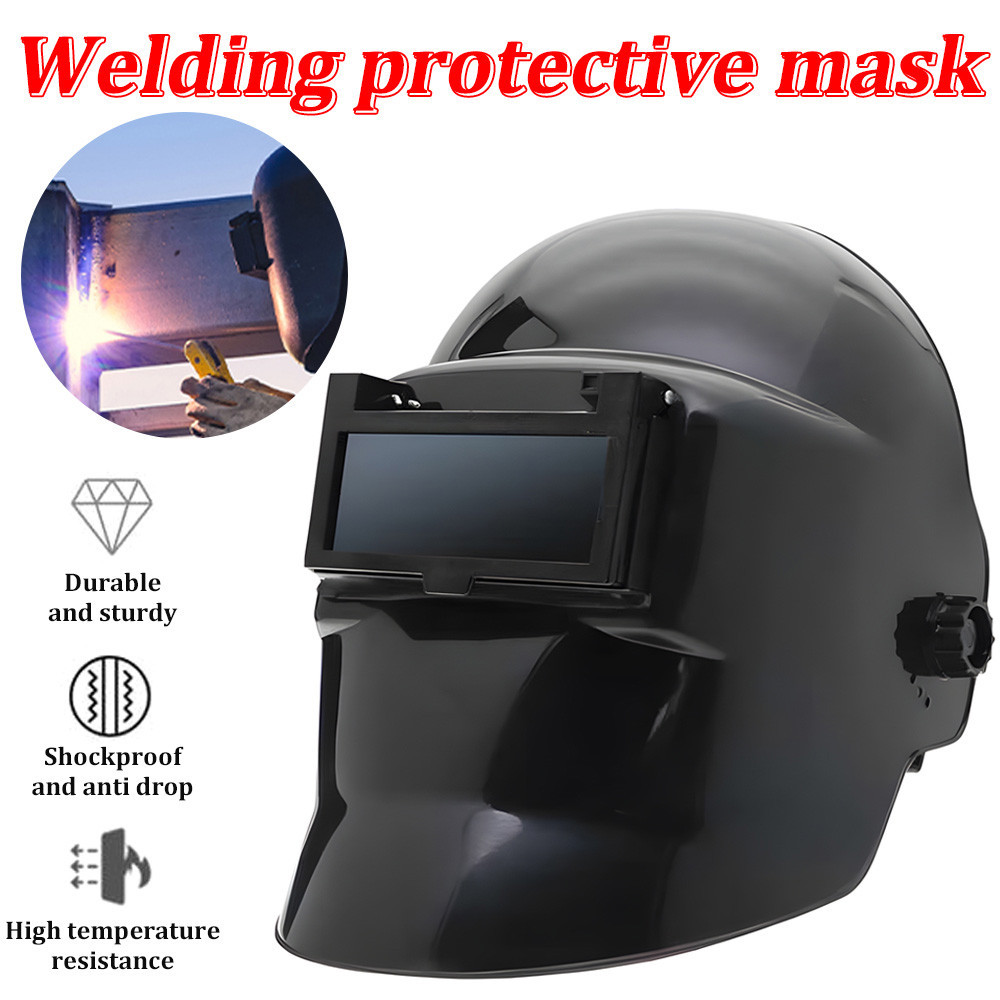 VOKTTA Full Face Protection Welding Helmet Welder Mask Large View Auto ...