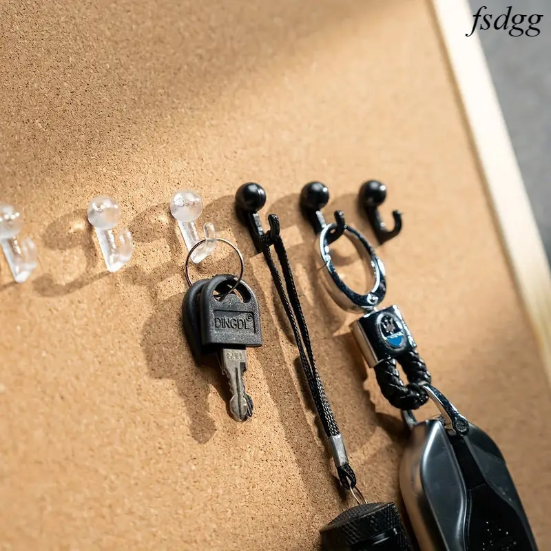 Household Hook Clear Crochet Cork Board Hook Fixing Pins | Shopee ...