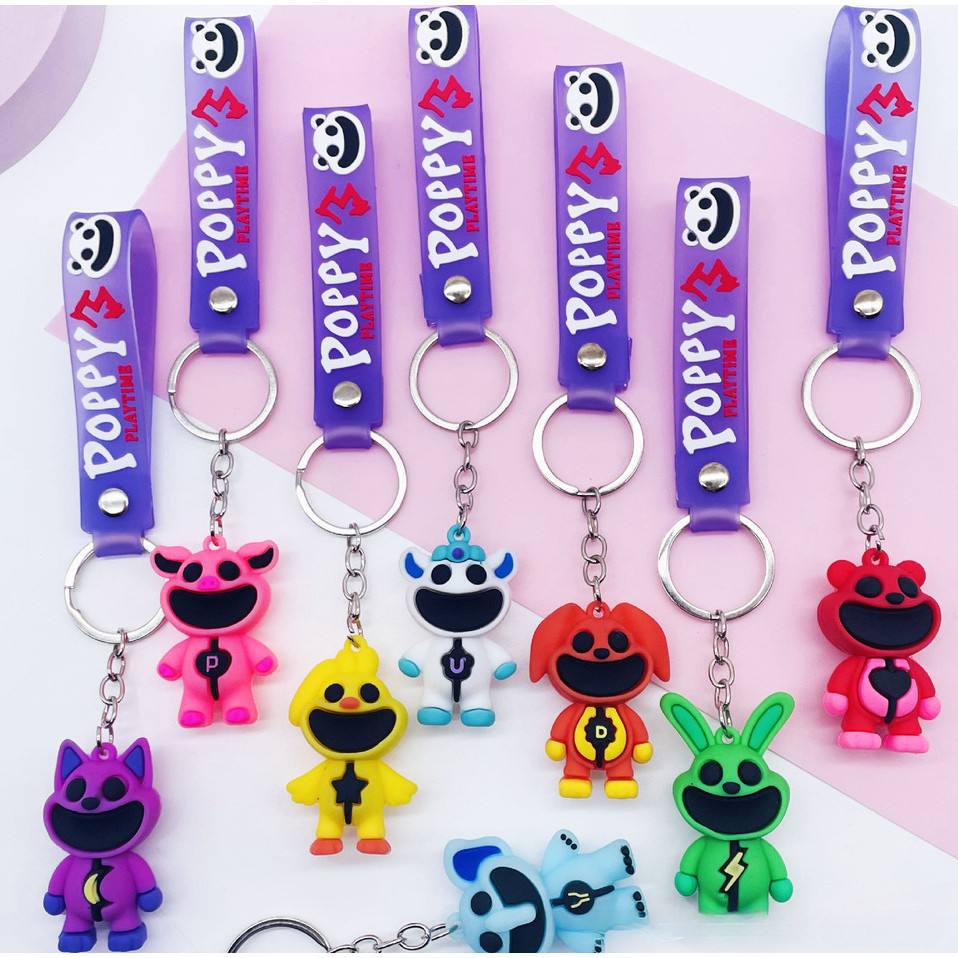 new Catnap Poppy playtime 3 Keychain Smiling critters backpack pendant ...