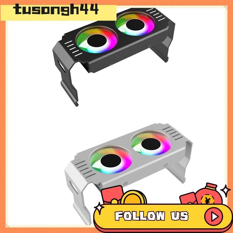 Computer Ram Memory Module Cooler Pc Ddr4 Ddr5 Overlock Dual Argb Sync Pwm Fans Aluminium Rgb