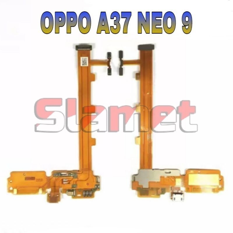 Oppo A37 A 37 Neo 9 Charger Connector Board + Volume + Tc Con + Mic Flexible Connector Connector ...