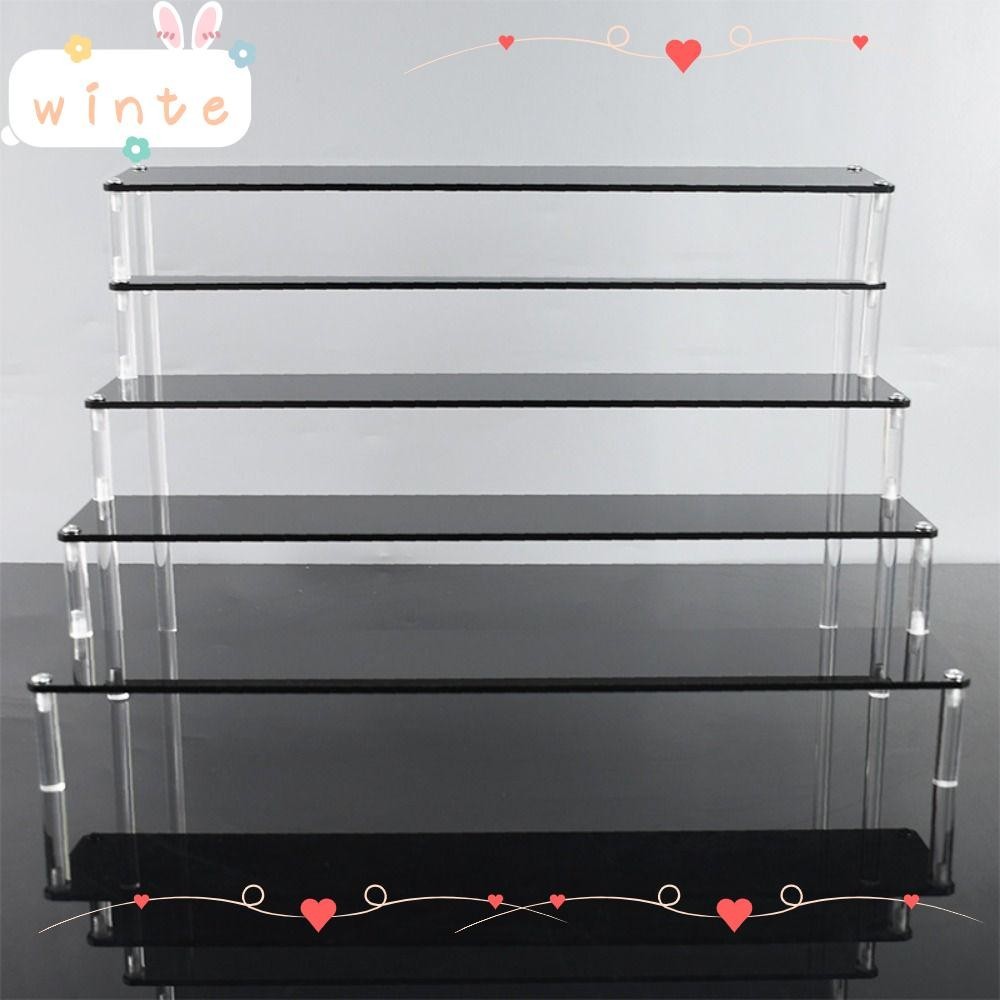 WINTE Acrylic Display Stand, 20/30/40CM Transparent Figurine Shelf ...