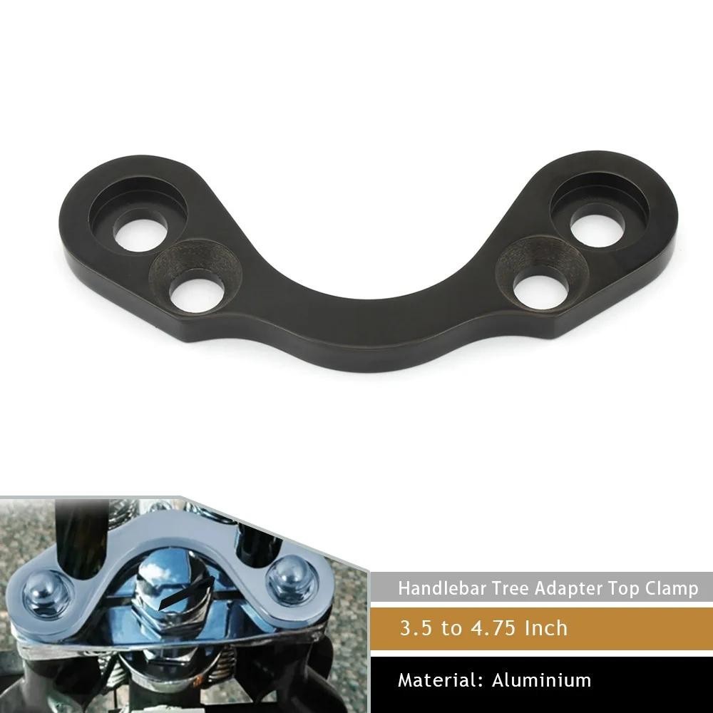 Motorcycle Springer Handlebar Tree Adapter Top Clamp 3.5 to 4.75 Riser ...