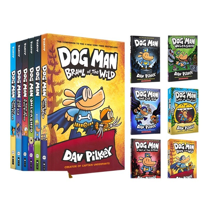 Dog Man Dav Pilkey Detective Dog s Adventure ♦ Full Set of Volumes ...