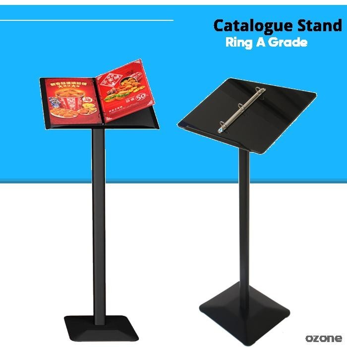 Binder Binding Portable Menu Catalogue Browser Floor Stand Brochure ...