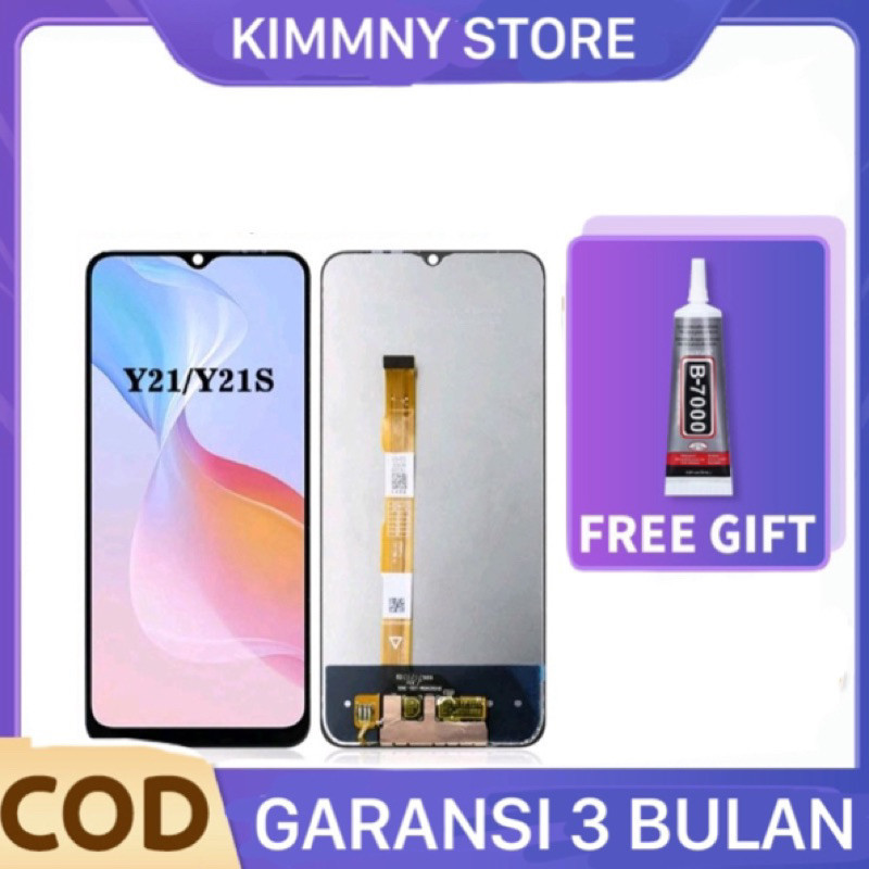 Lcd Touchscreen Fullset Vivo Y21 2021 / Y21S GUARANTEED | Shopee ...
