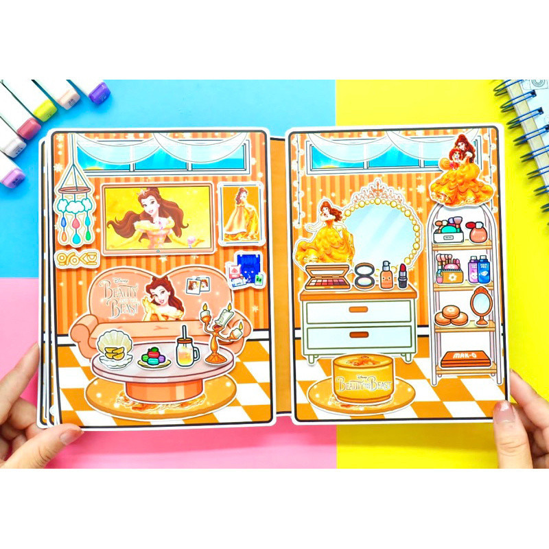 Toca Life worldquiet book Toca Boca Princess Bell doll house | Shopee ...