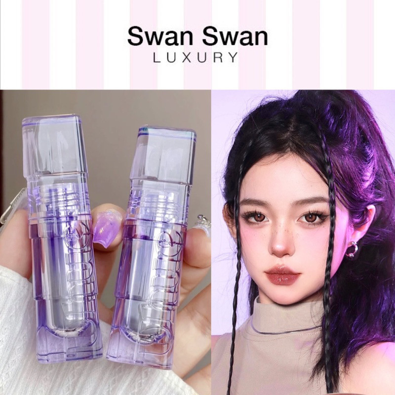 Us Like Lip Gloss Lip Balm Kuromi Purple Shell No Dark Lips | Shopee ...