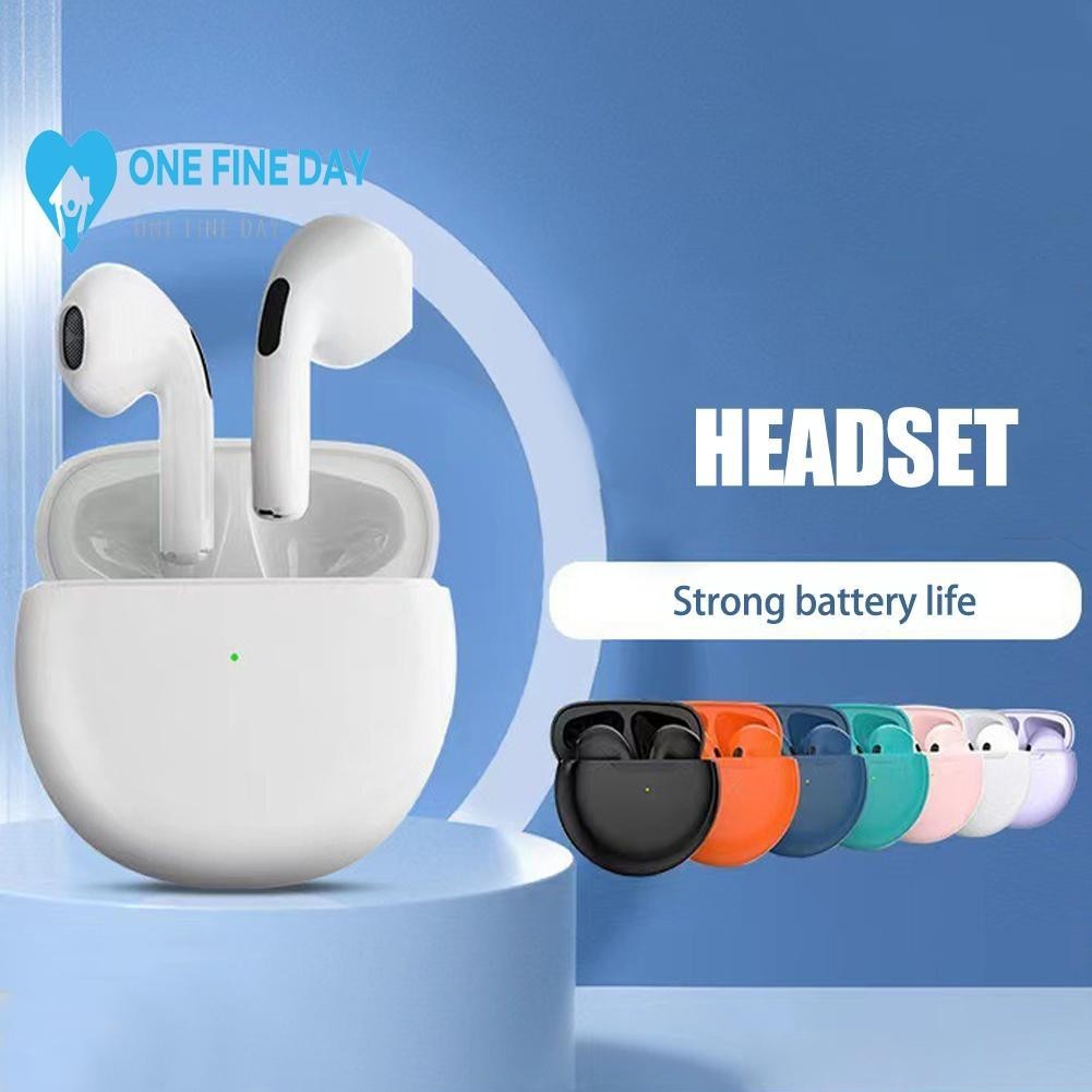 Bluetooth Earbuds Pro6 Mini Easy Design Inear Wirelessness Noise ...