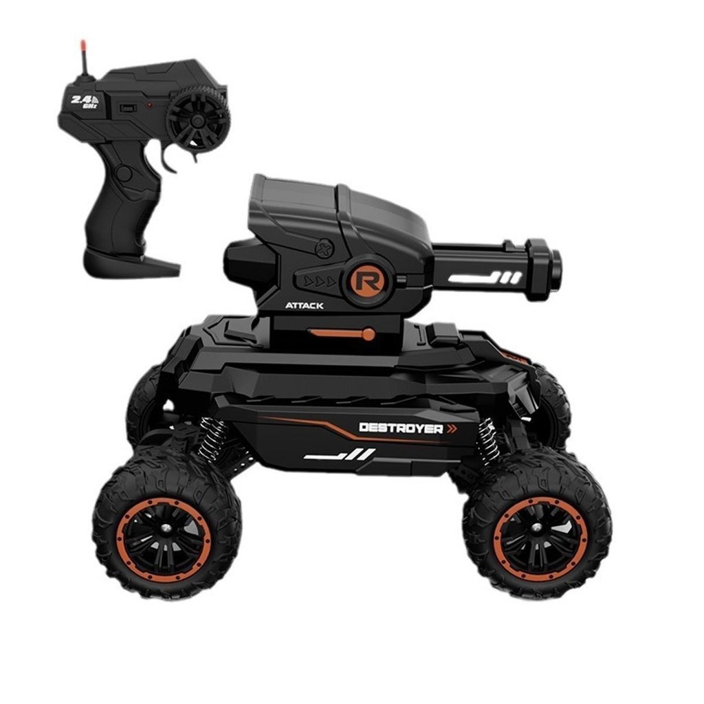 RC Car Big Size 4WD Tank RC Toy Water Bomb Shooting Competitive Gesture ...