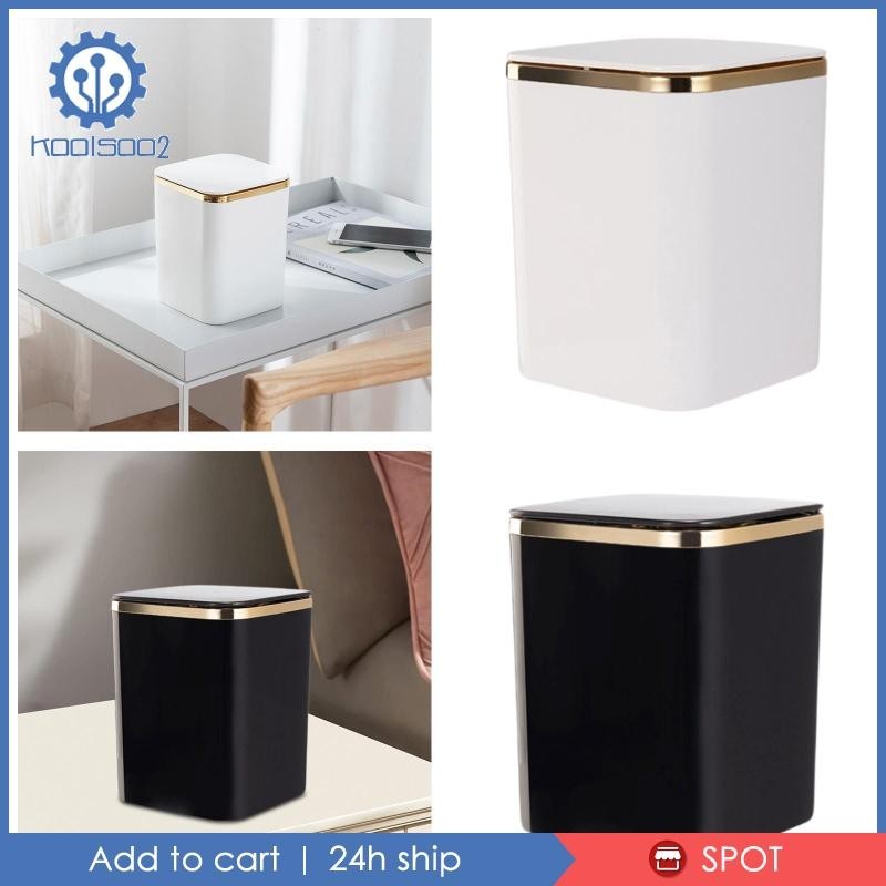 [Koolsoo2] Mini Desk Trash Can Desk Trash Bin Minimalist Countertop ...