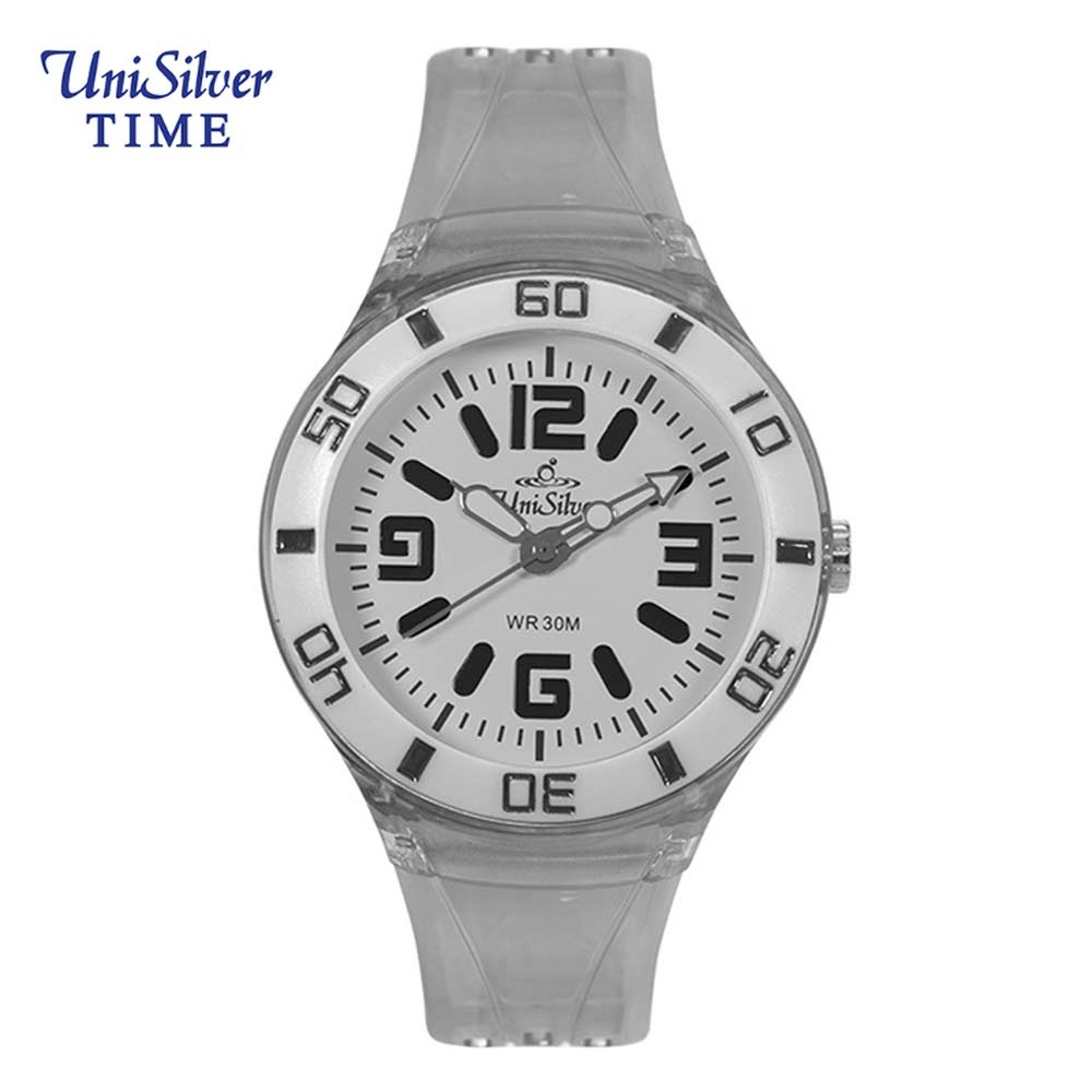 UniSilver TIME ZESTY Women's Analog Gray Rubber KW1543-2020 Watch ...