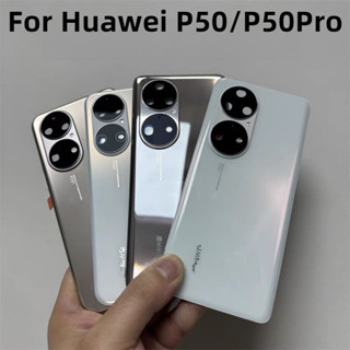 P50Pro Housing For Huawei P50 Pro 6.6" Battery Cover Back Door Glass Repair Phone Replace Rear ...