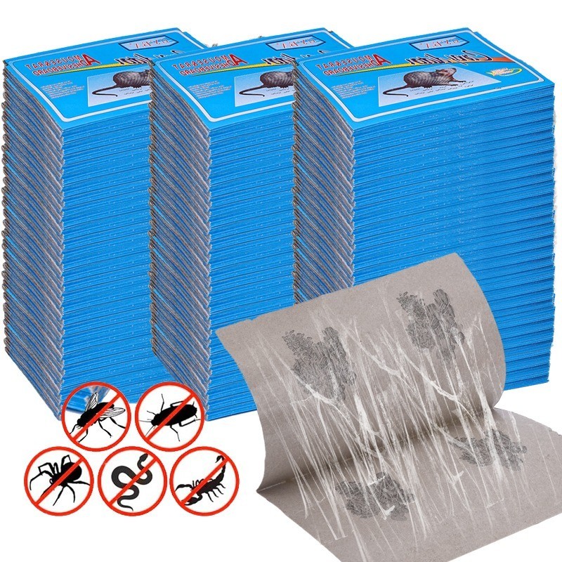 1/5Pcs Super Strong Sticky Mouse Boards/Household Folding Mousetrap ...