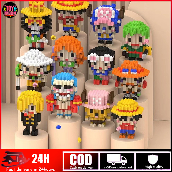 Luffy/Nami/Ace Cute Block Mini Character Building Block Mini Character ...