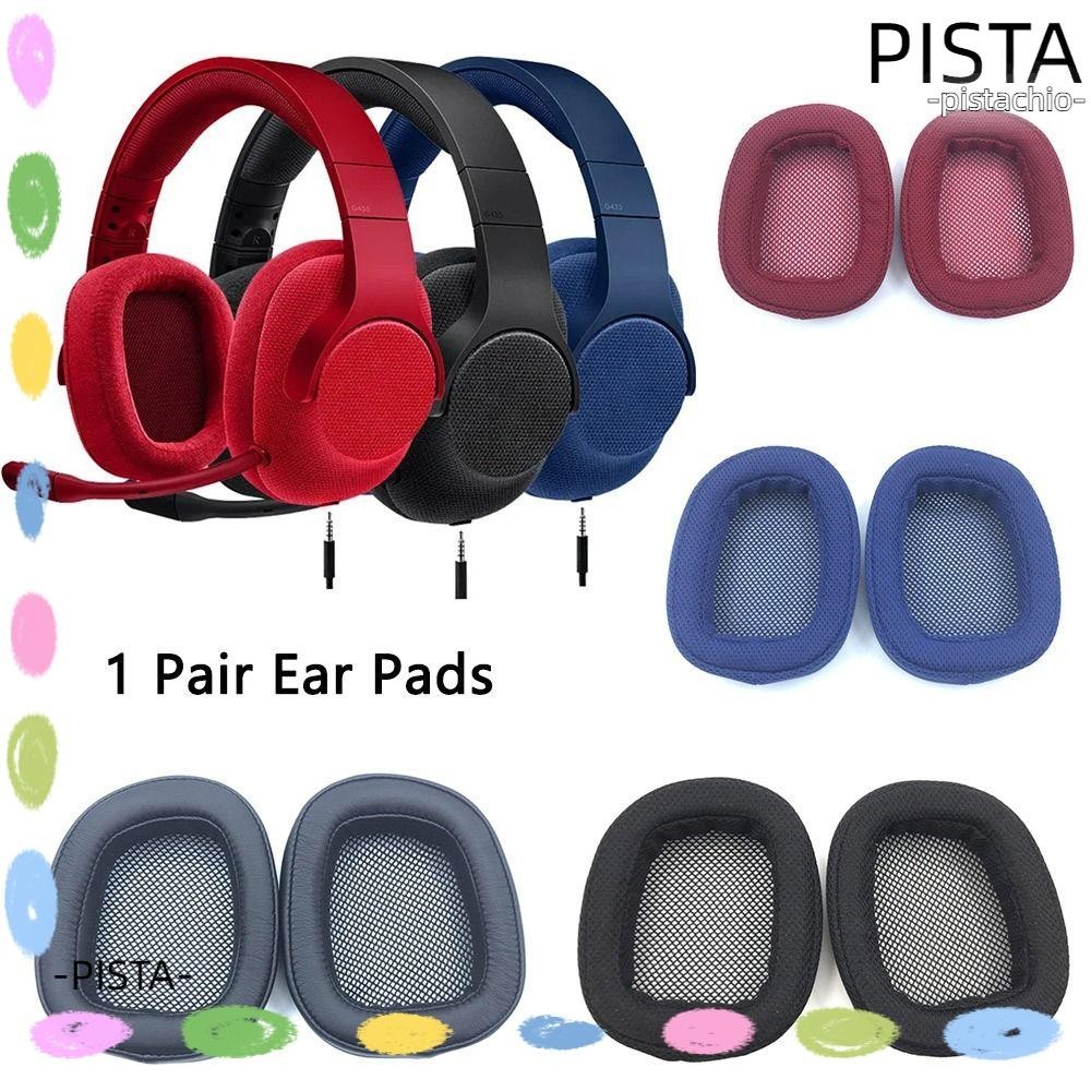 PISTA 1 Pair Ear Pads Protein Leather Foam Pad Headset Headphones ...