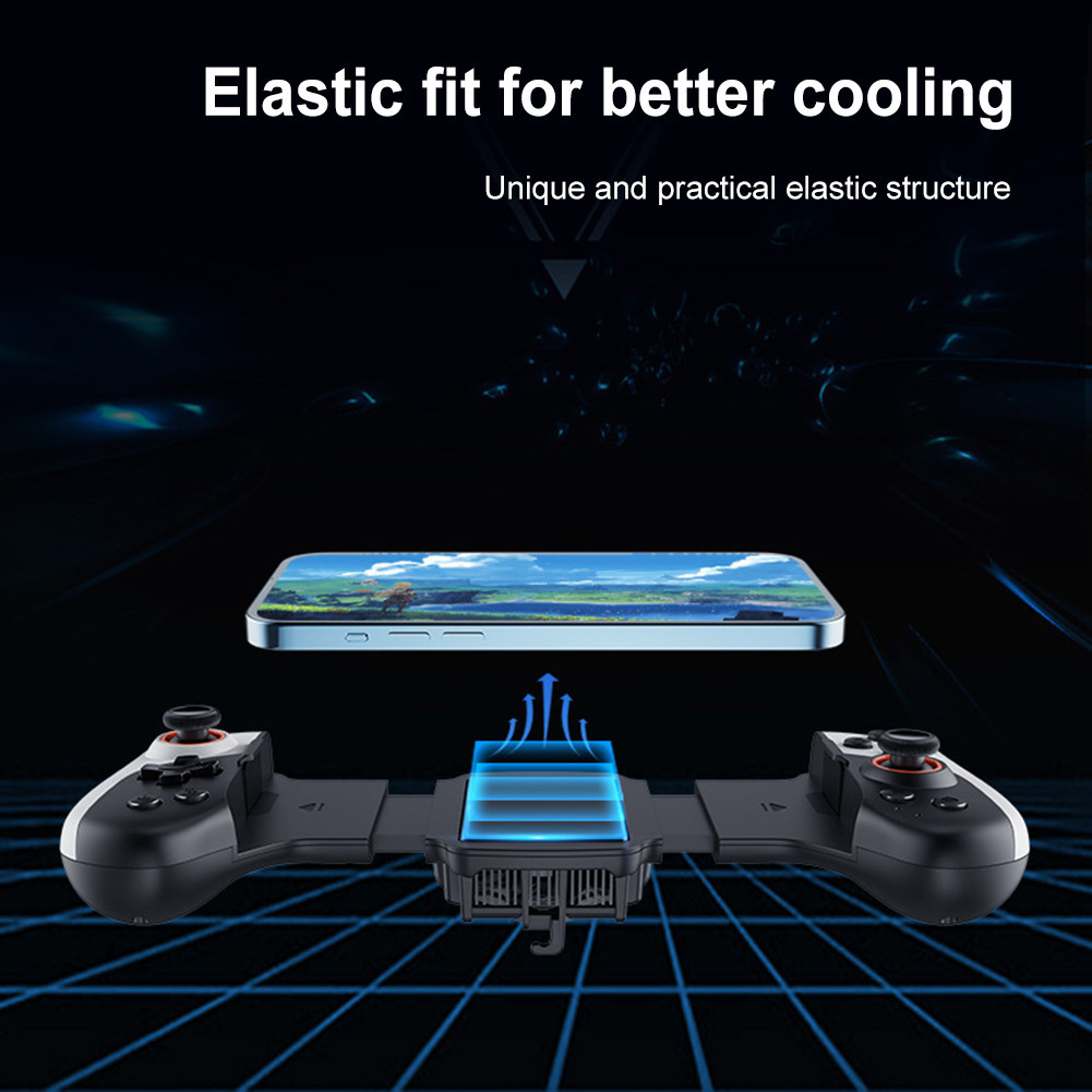 2 in 1 Cooling Wireless Mobile Gaming Controller Type C for IPhone ...