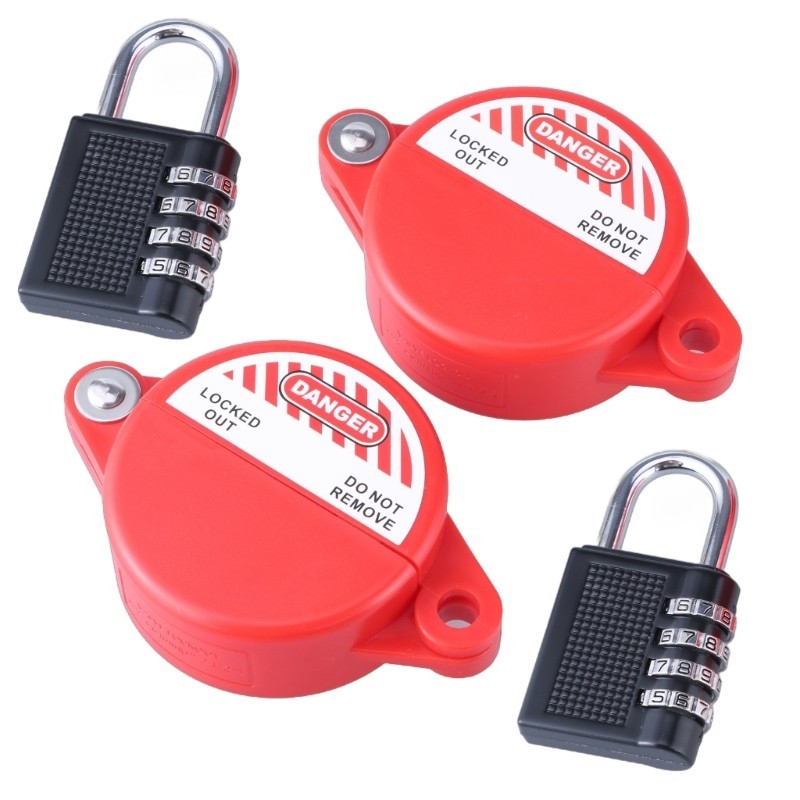 HL Gate Valves Lockout Device Set with Combination Lock Safe Gates ...