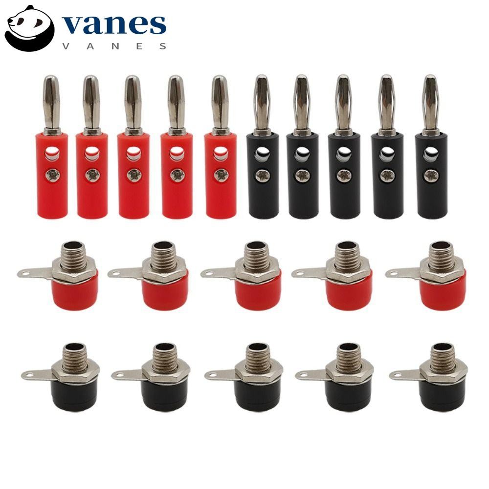 NAESV 4mm Banana Plug, Male and Female Terminal Connector 4mm Banana ...