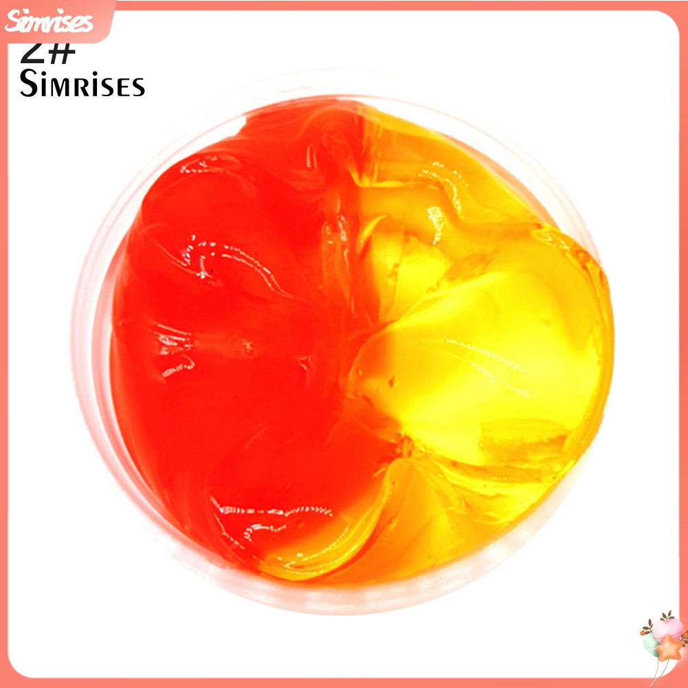 SIM| Multicolor Clear Crystal Slime Squishy Stretchy Clay Stress ...