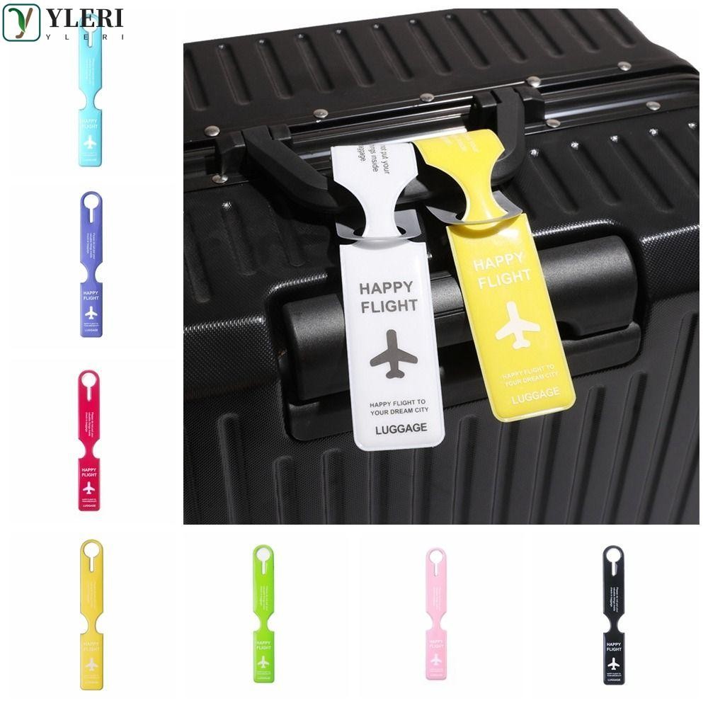YLERI PVC Luggage Tag, Boarding Pass Address Label Airplane Suitcase ...