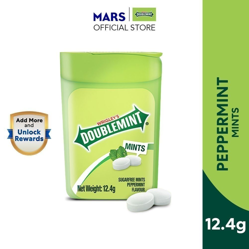 DOUBLEMINT® Mints Peppermint Candy 20s | Sugar-free Mint Candy | Shopee ...