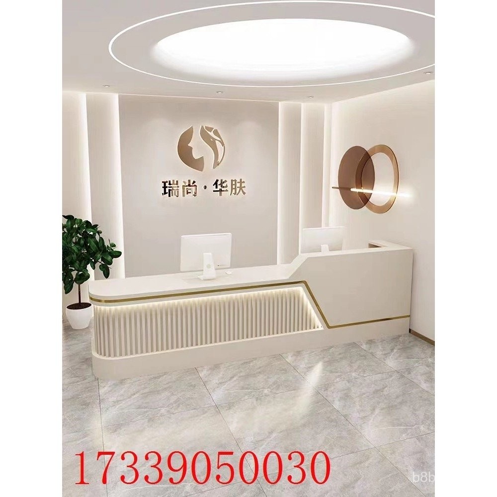 Beauty Salon Bar Counter Yoga Studio Front Desk Modern Simple Cashier ...