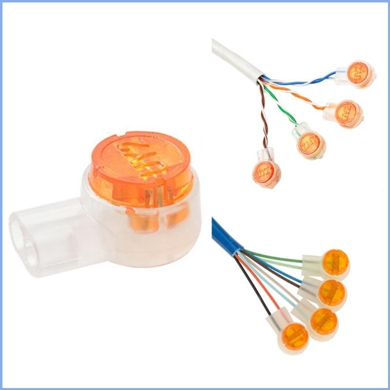 EZR 100Pieces set K2 Connector Wire Splice Connector Wiring Telephone ...