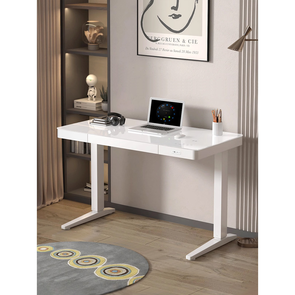 koble Dual Motor Electric Height Adjustable Desk Home Computer Desk ...