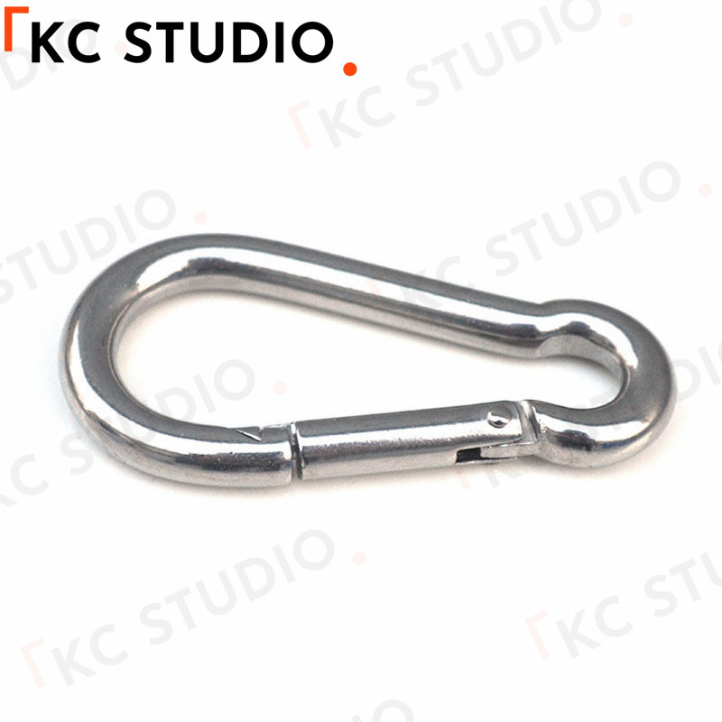 Heavy Duty 80mm 304 Stainless Safety Snap Hook Carabiner Clip | Shopee ...
