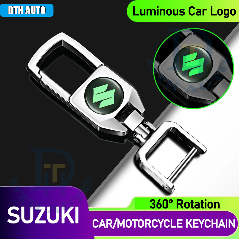 [Upgrade Luminous Logo] DTH Suzuki Keychain Car Keychain Alloy ...