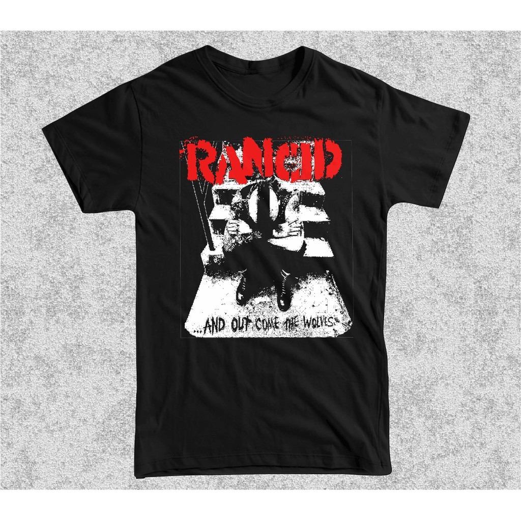 Rancid BAND T-SHIRT And Out Come The Wolves | Shopee Philippines