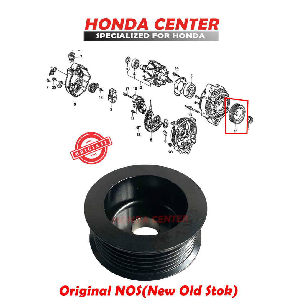 Pulley pulley pulley dynamo cas alternator stream 1.7 | Shopee Philippines