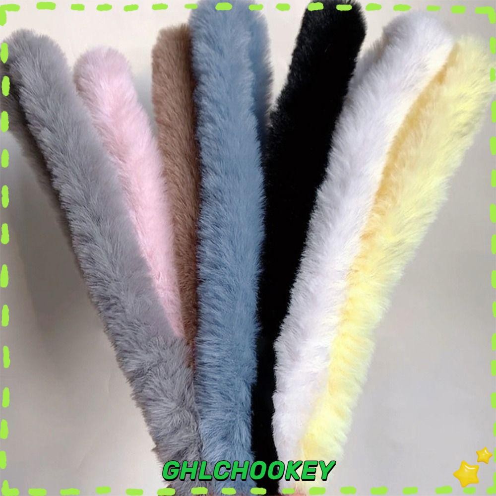 GHLCHOOKEY Rabbit Hair Twisting Stick, Plush Fluffy Trim DIY Twisting ...