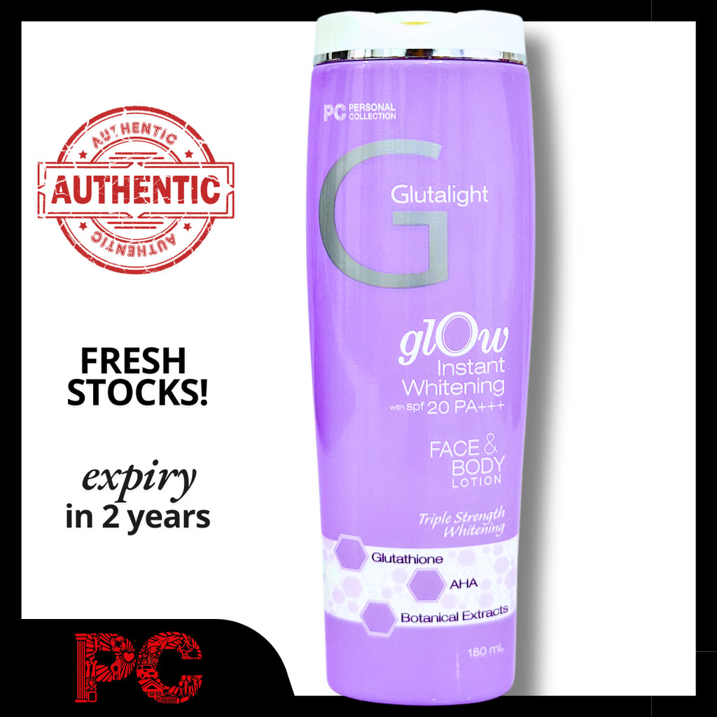 Glutalight Instant Whitening Face & Body Lotion With Spf 20Pa+++ 180ml ...