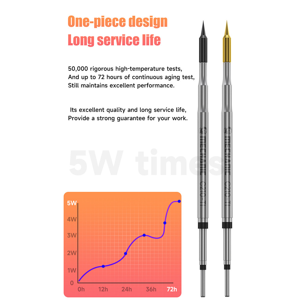 Mechanic C210 Precision Soldering Iron Tips 210 Tips for T210-A T210-NA ...