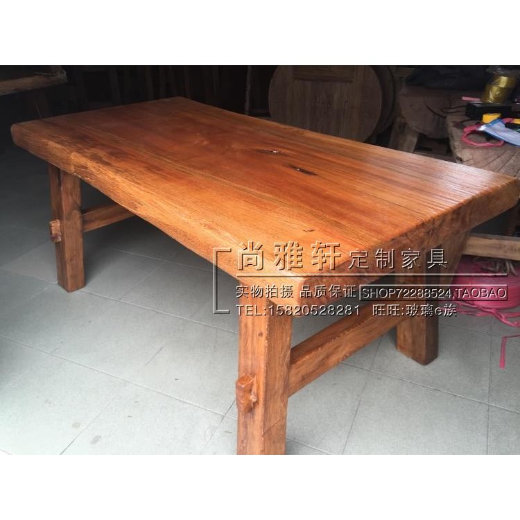 Original Ecological Furniture Water Camphor Wood Single Board Dining ...