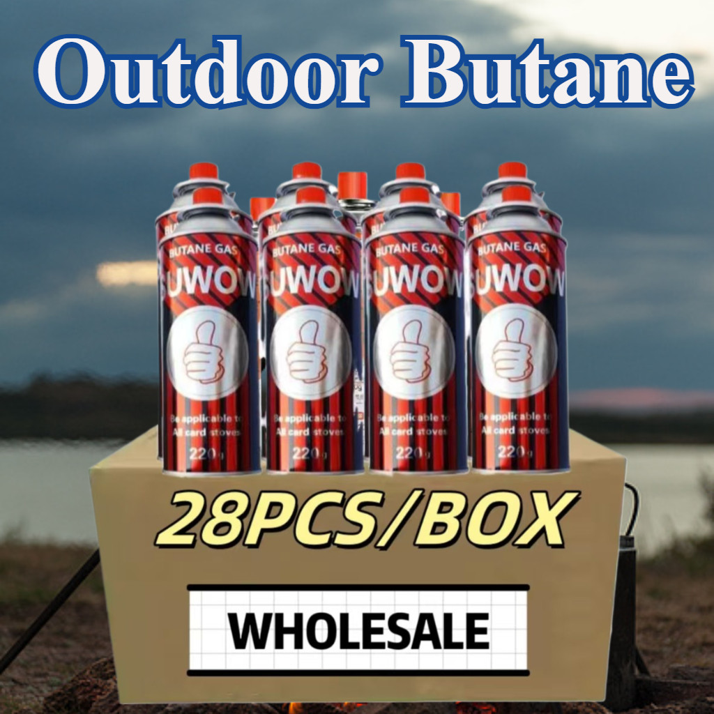 28pcs SUWAN BUTANE GAS Safe Butane Gas 1 Box Portable Gas Stove Butane ...
