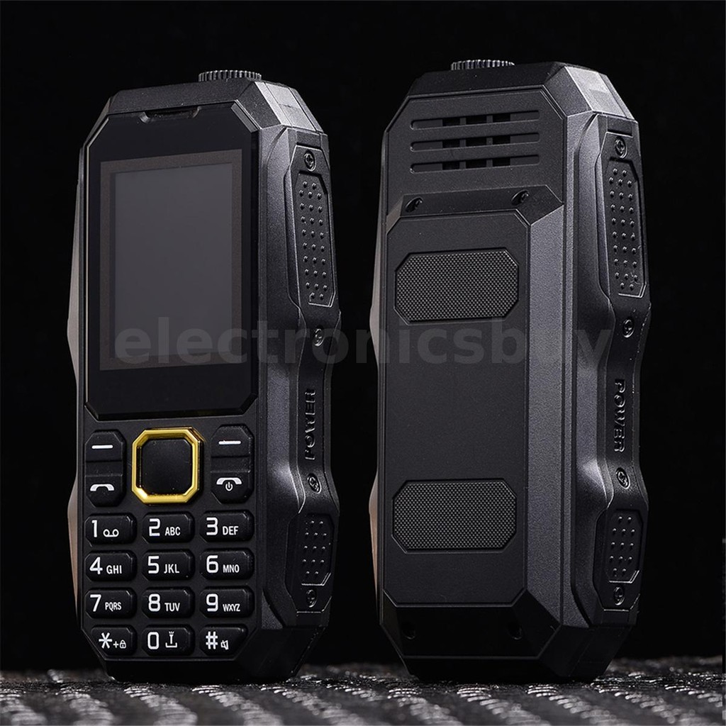 W2025 Rugged Feature Phone Dual SIM 32MB+32MB bluetooth Torch Big Speaker Long Stand-by 2.0 inch ...